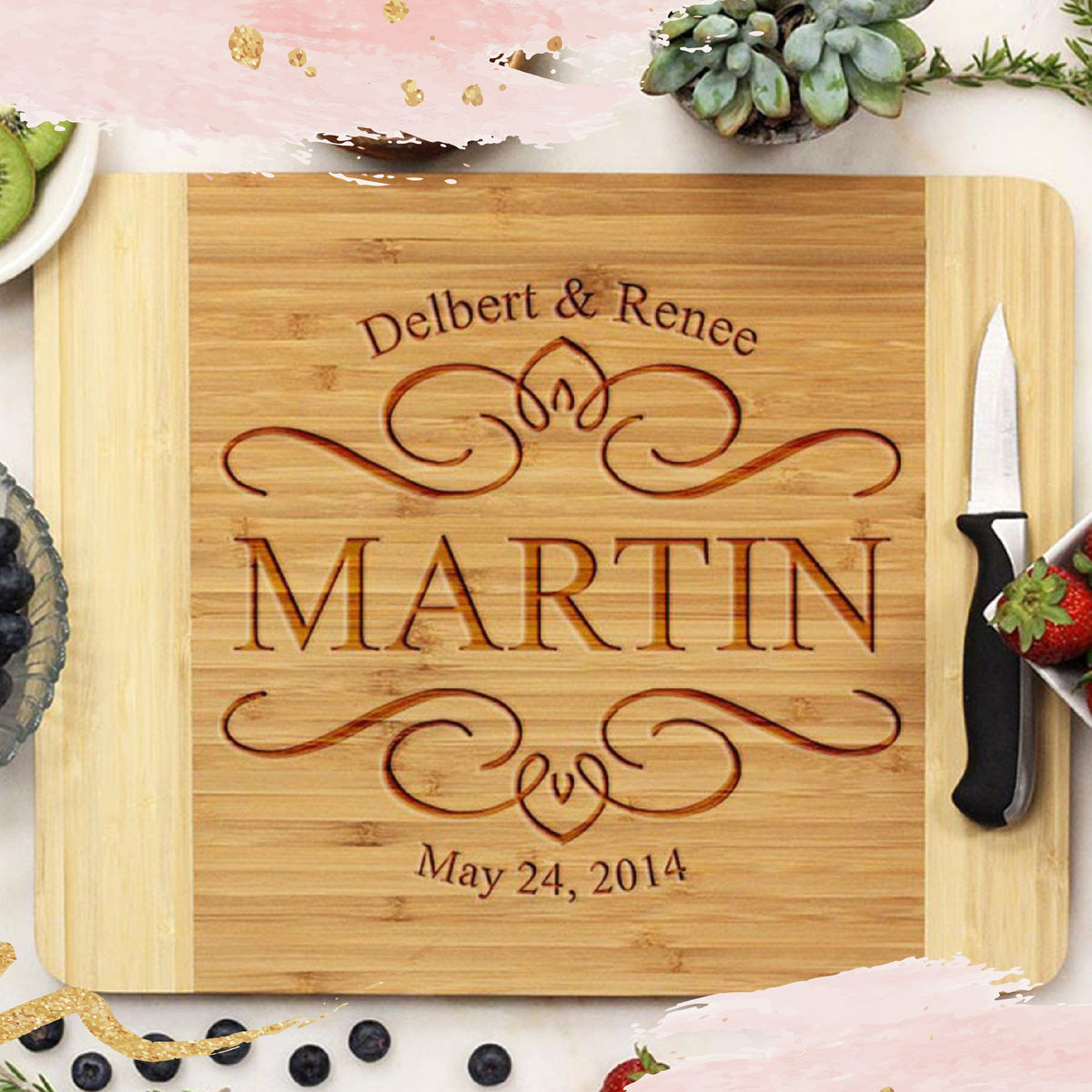 Custom Engraved Wood Cutting Boards - Monogrammed & More – Stamp Out