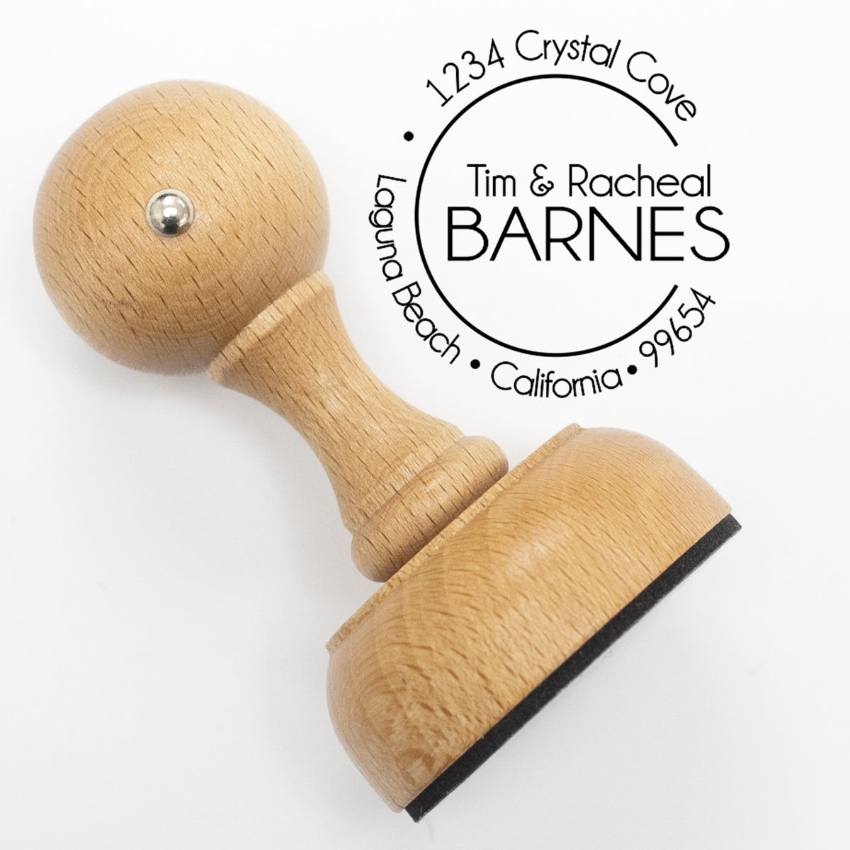 Return Address Stamp- "Barnes" – Stamp Out