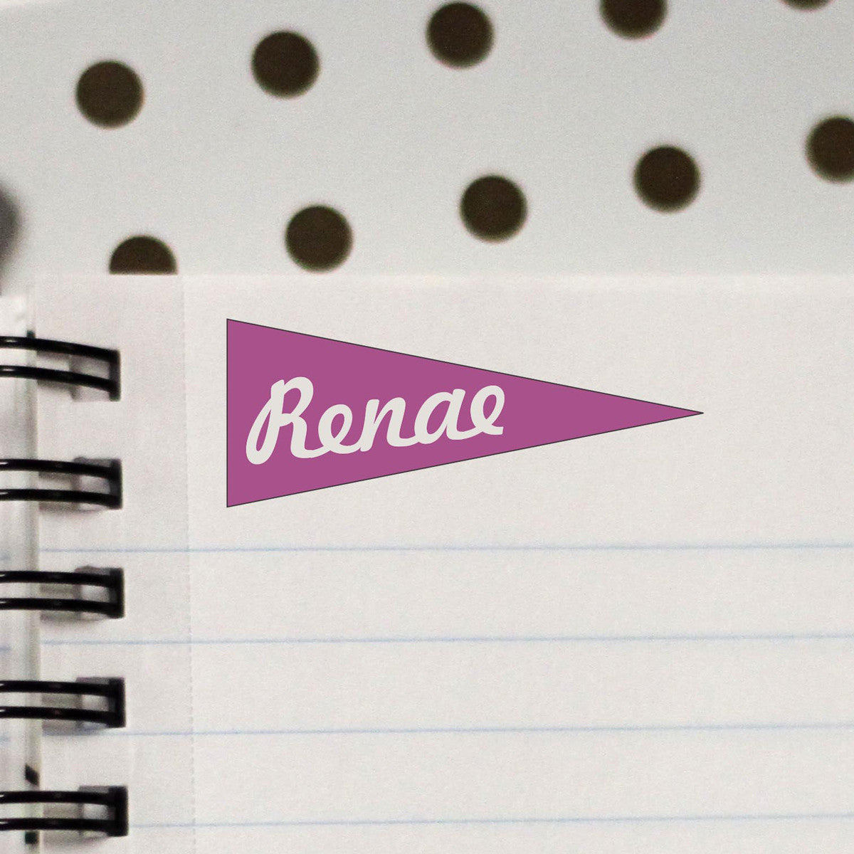 Personalized Kids Name Stamp - "Renea" Flags – Stamp Out