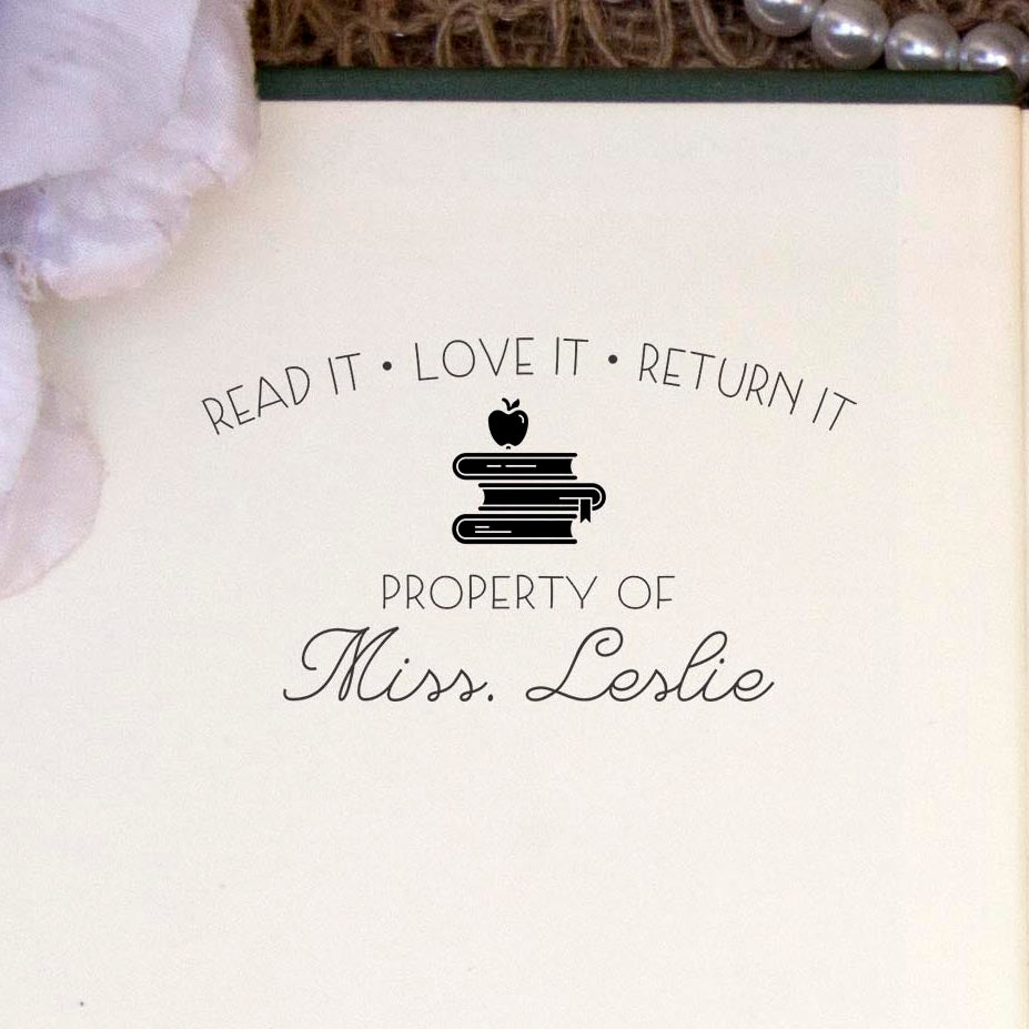 Read It Love It Return It Teacher Stamp – Stamp Out