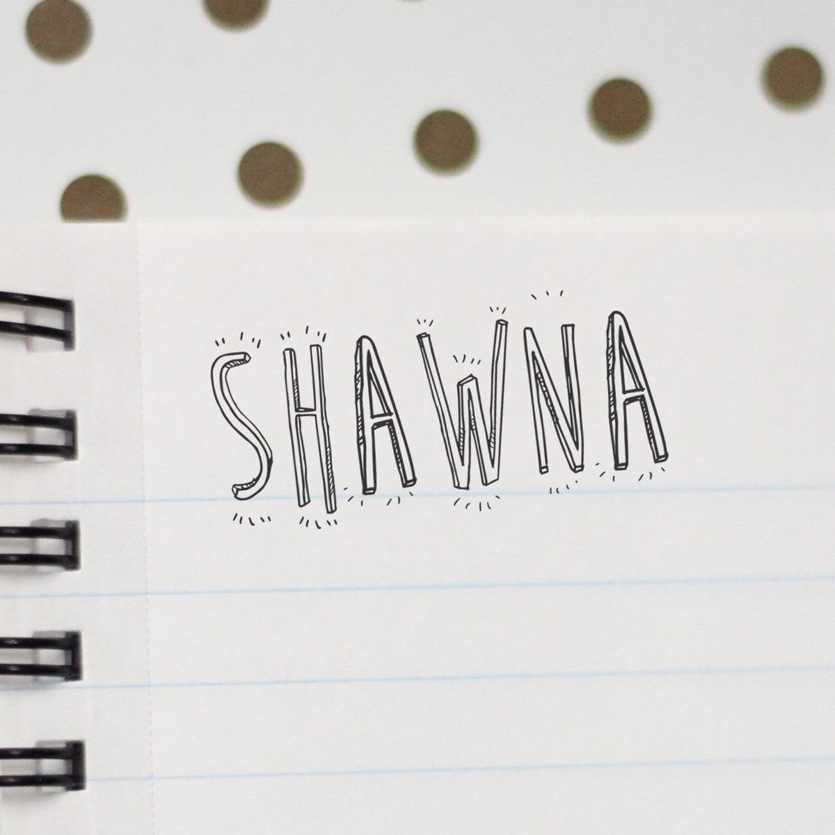 Personalized Kids Name Stamp - "Shawna" – Stamp Out