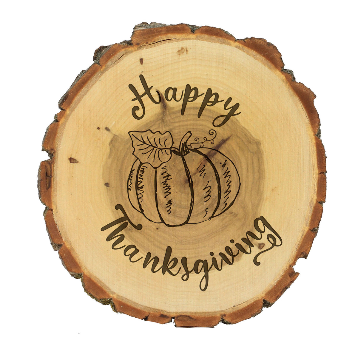 Wood Plaque "Happy Thanksgiving" – Stamp Out