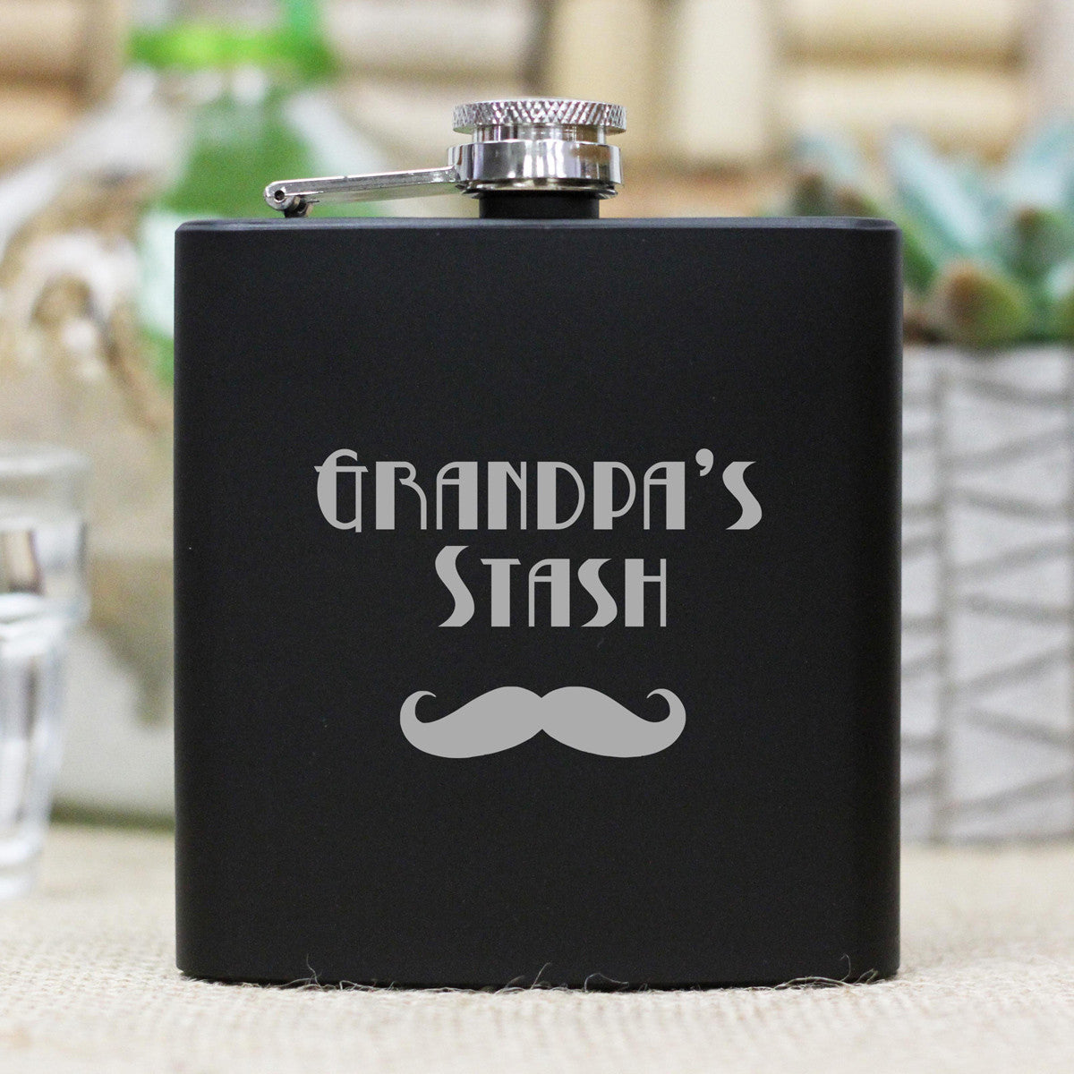 Personalized Flask - "Grandpas Stash" – Stamp Out