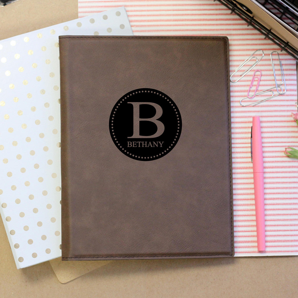Journal: Initial with Name – Stamp Out
