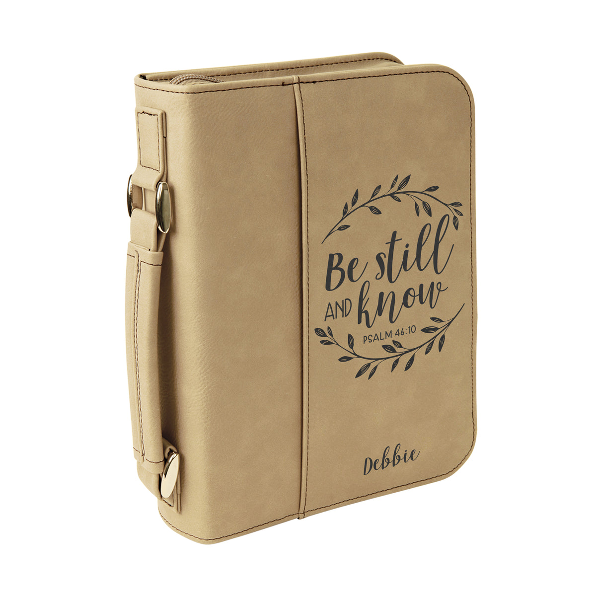 Small Bible Case | "Be Still" Cover for Bible | Stamp Out