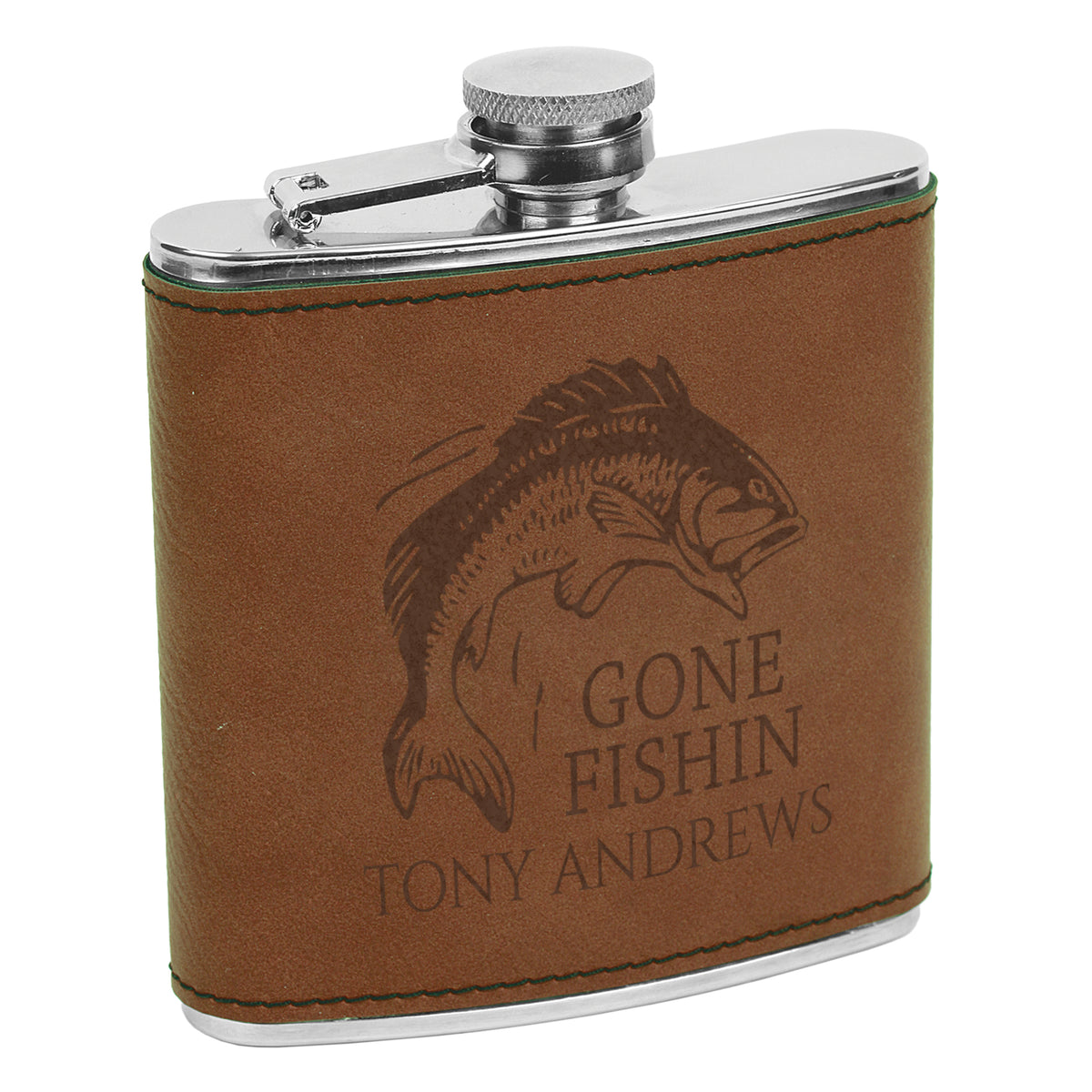 Gone Fishin Flask, Fisherman Flask, Flask for Fishing, Fishing Flask ...
