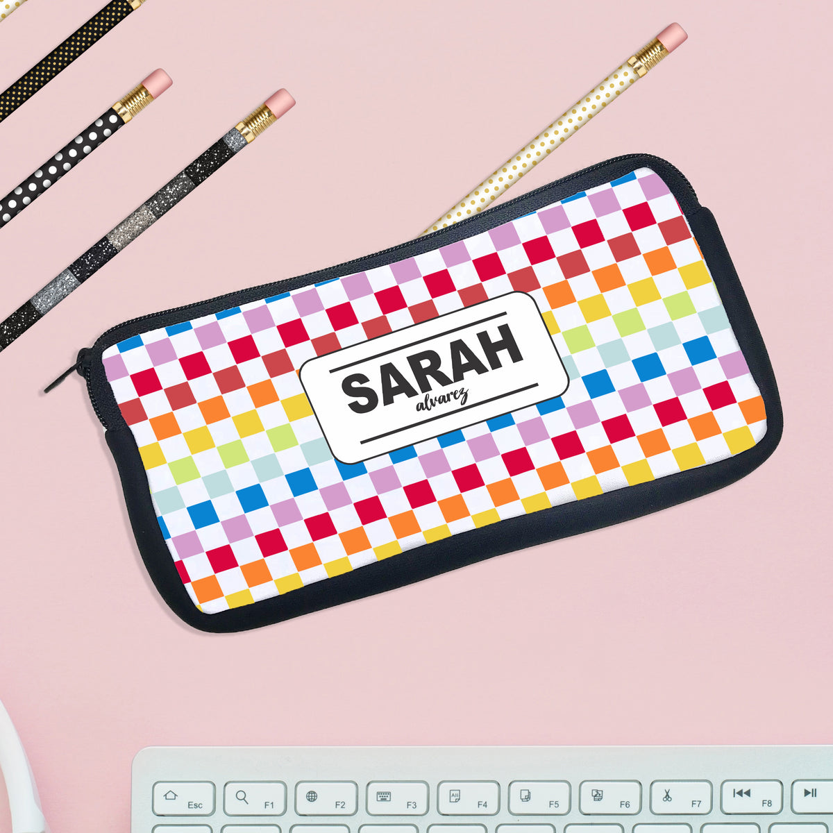 Personalized Pencil Case, Custom Pencil Case, Pencil Bag, "Sarah Alvar ...