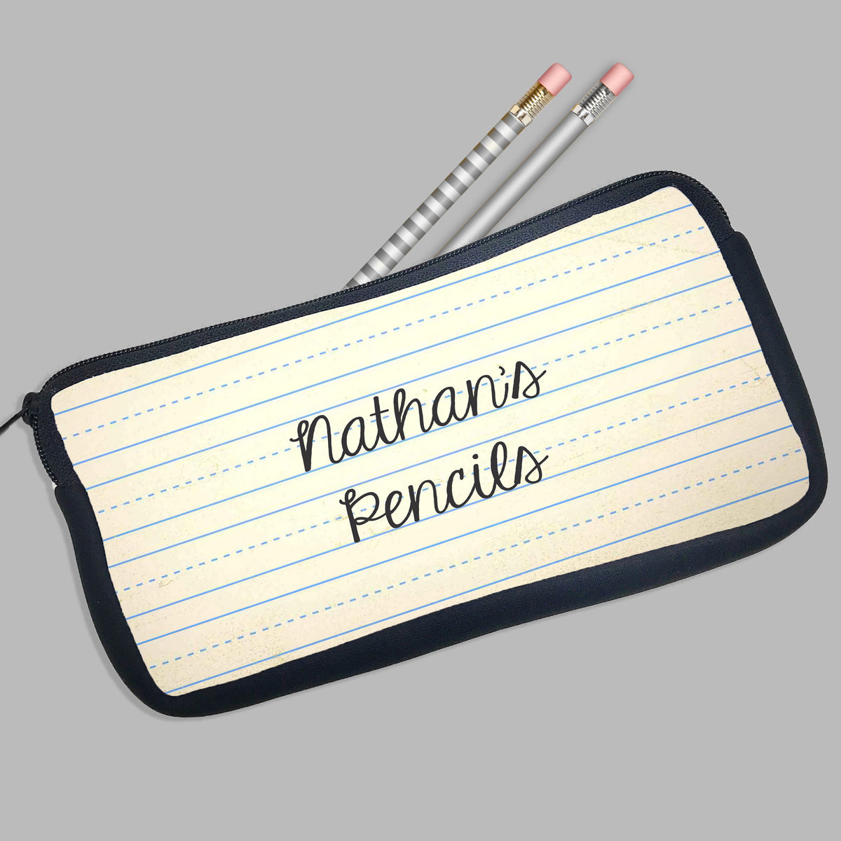 Personalized Pencil Case Paper Theme – Stamp Out