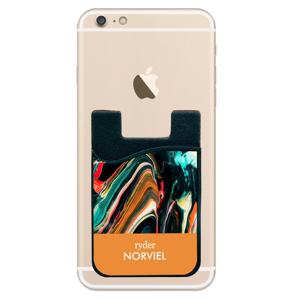 Phone Wallet - Paint Colors With Name – Stamp Out